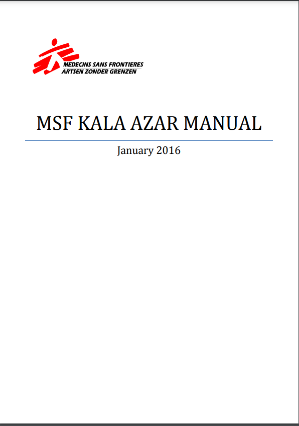 MSF Kala Azar manual | Unicat